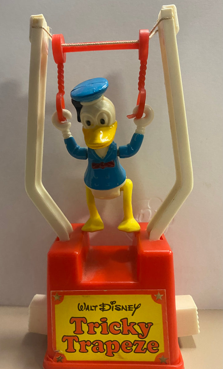 Vintage Tricky Trapeze Push Button Acrobat Toy Donald Duck Walt Disney – The Wonderful World of ...