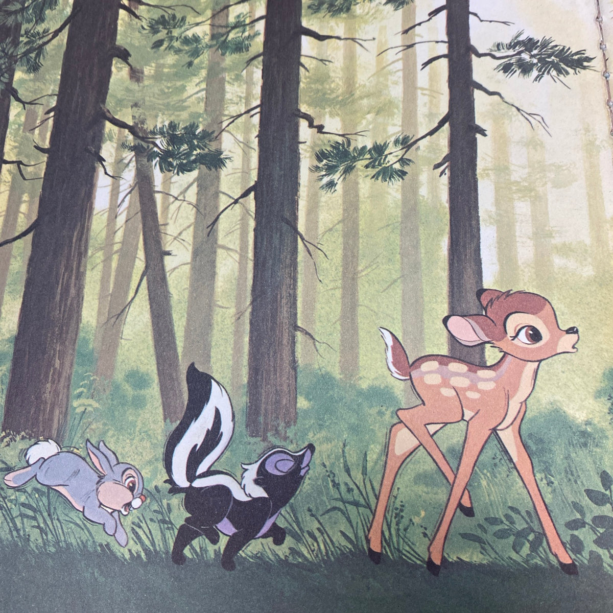Vintage Disney Bambi's Fragrant Forest Scratch and Sniff 1975 Hardcove ...