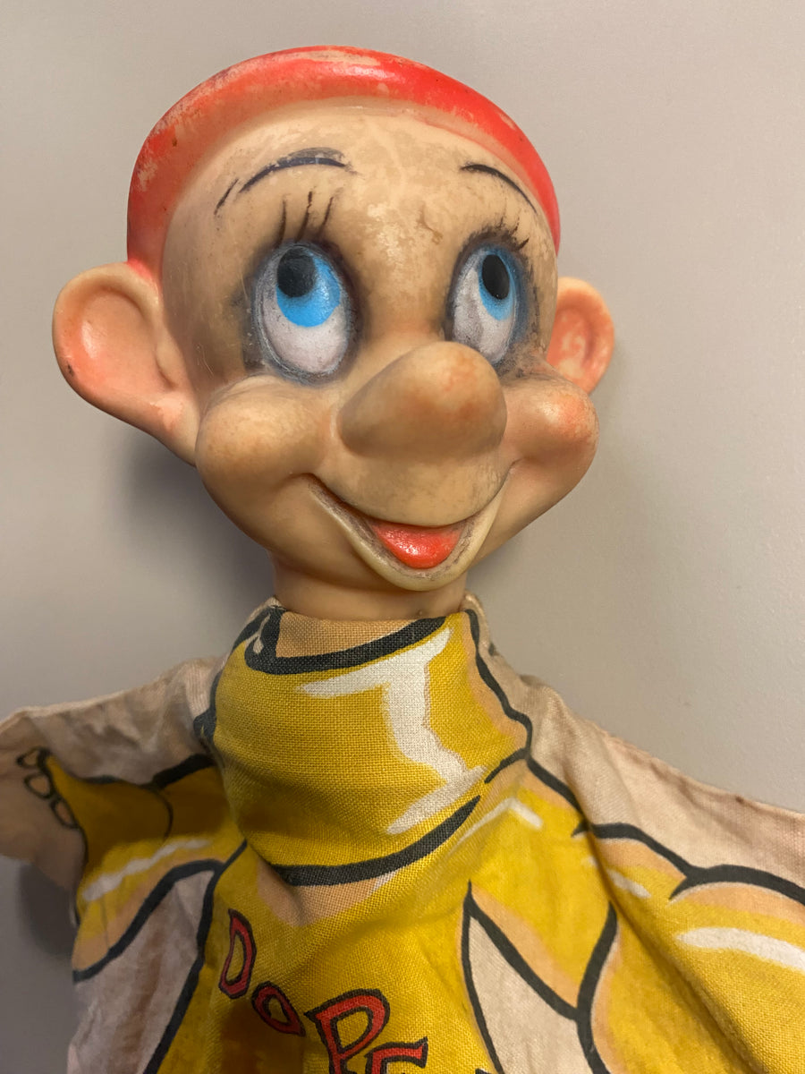 Vintage 1950s Gund Disney Dopey Dwarf Puppet Toy Rubber Head – The ...