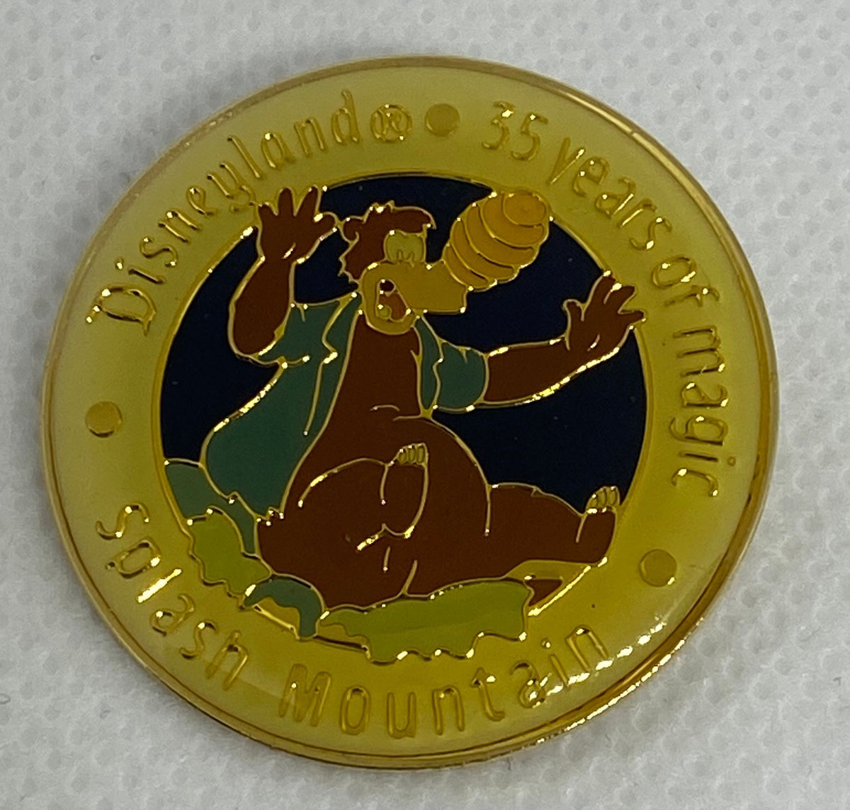 Disneyland 35 Years of Magic Splash Mountain Brer Bear Disney Pin 1990 – The Wonderful World of ...