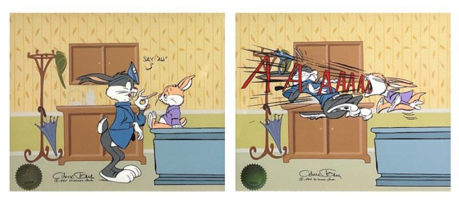 Bugs Doctor: Say Ah! -Limited Edition Hand Painted Animation Sericel S ...