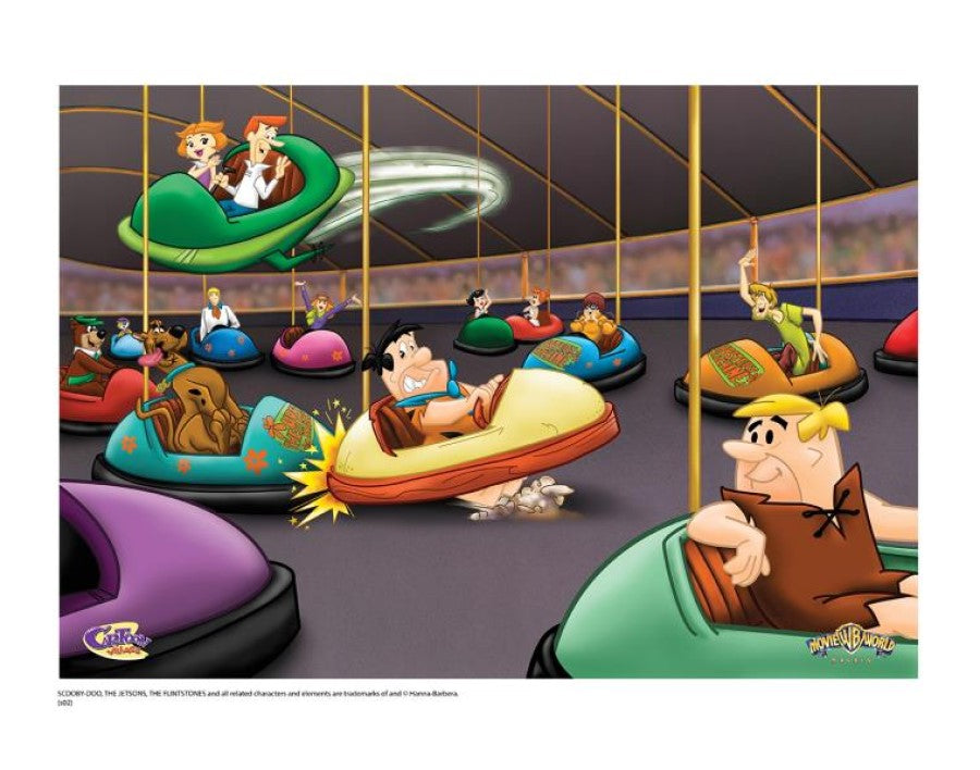 Bumper Cars - By Hanna-Barbera - Limited Edition Giclée on Paper – The ...