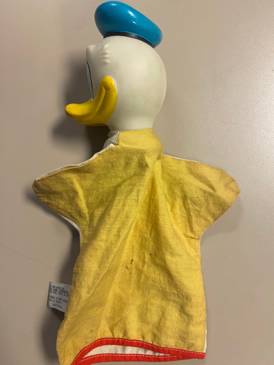 Vintage 1950s Gund Disney Donald Duck Puppet Toy Rubber Head – The ...
