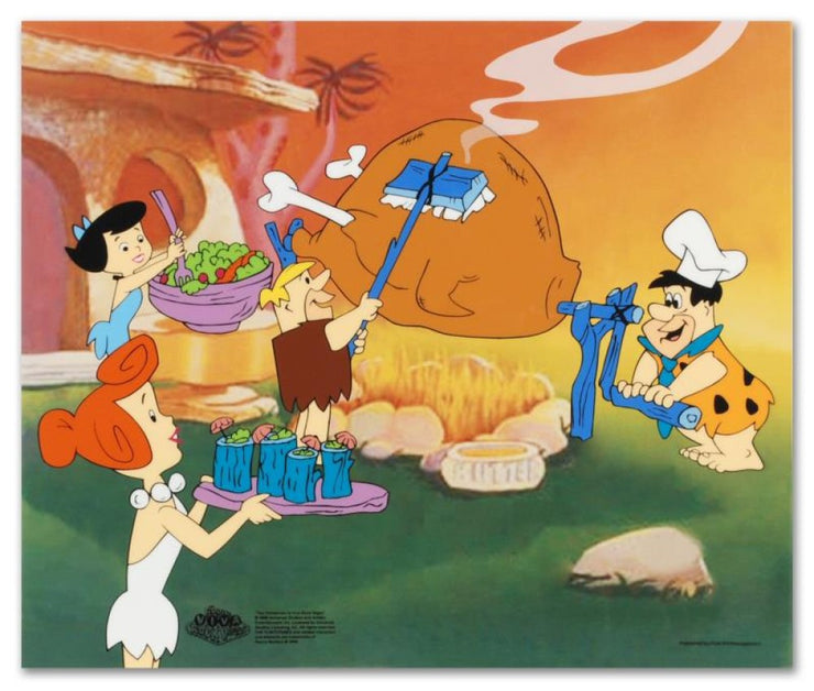 Flintstones Barbecue - By Hanna-Barbera - Limited Edition Sericel – The ...