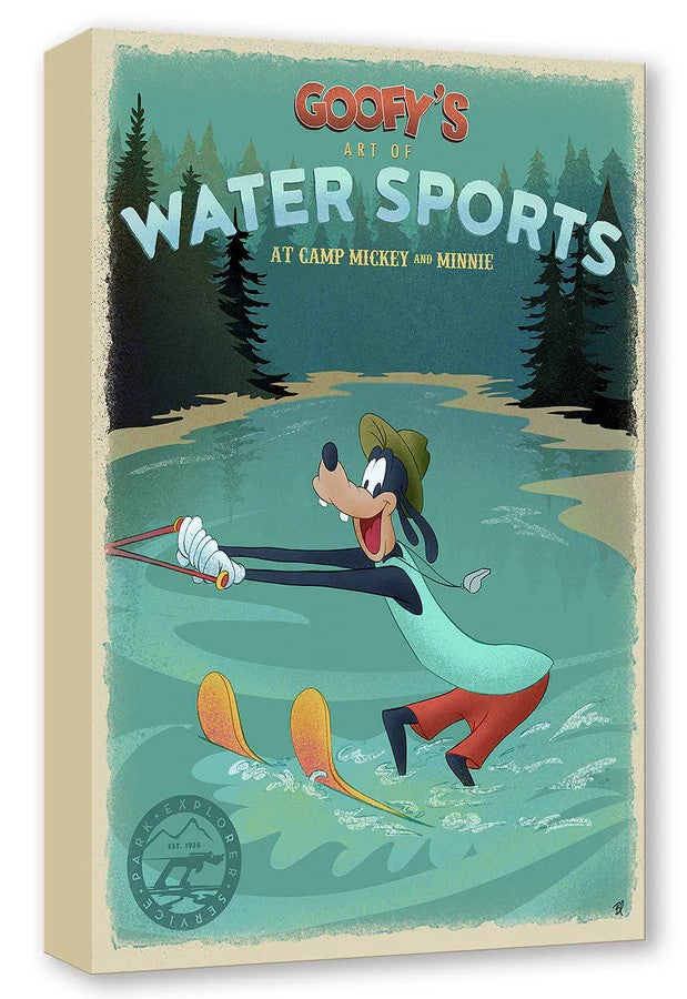 Goofy's Water Sports by Bret Iwan Treasure On Canvas Featuring Goofy ...