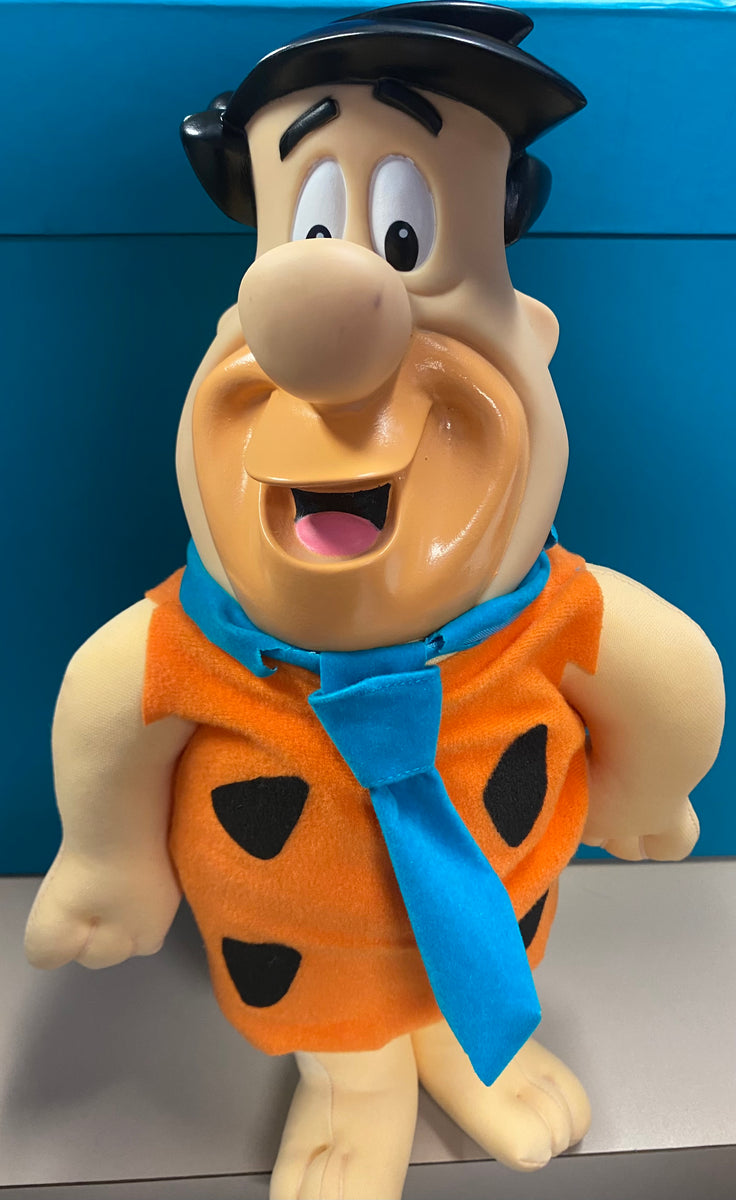 Fred Flintstone Plush Doll Vinyl Head Signed By Joe Barbera 1994 Vinta ...