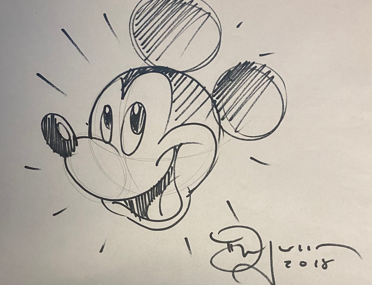 Mickey Mouse II Framed Original Sketch By Tim Rogerson – The Wonderful ...