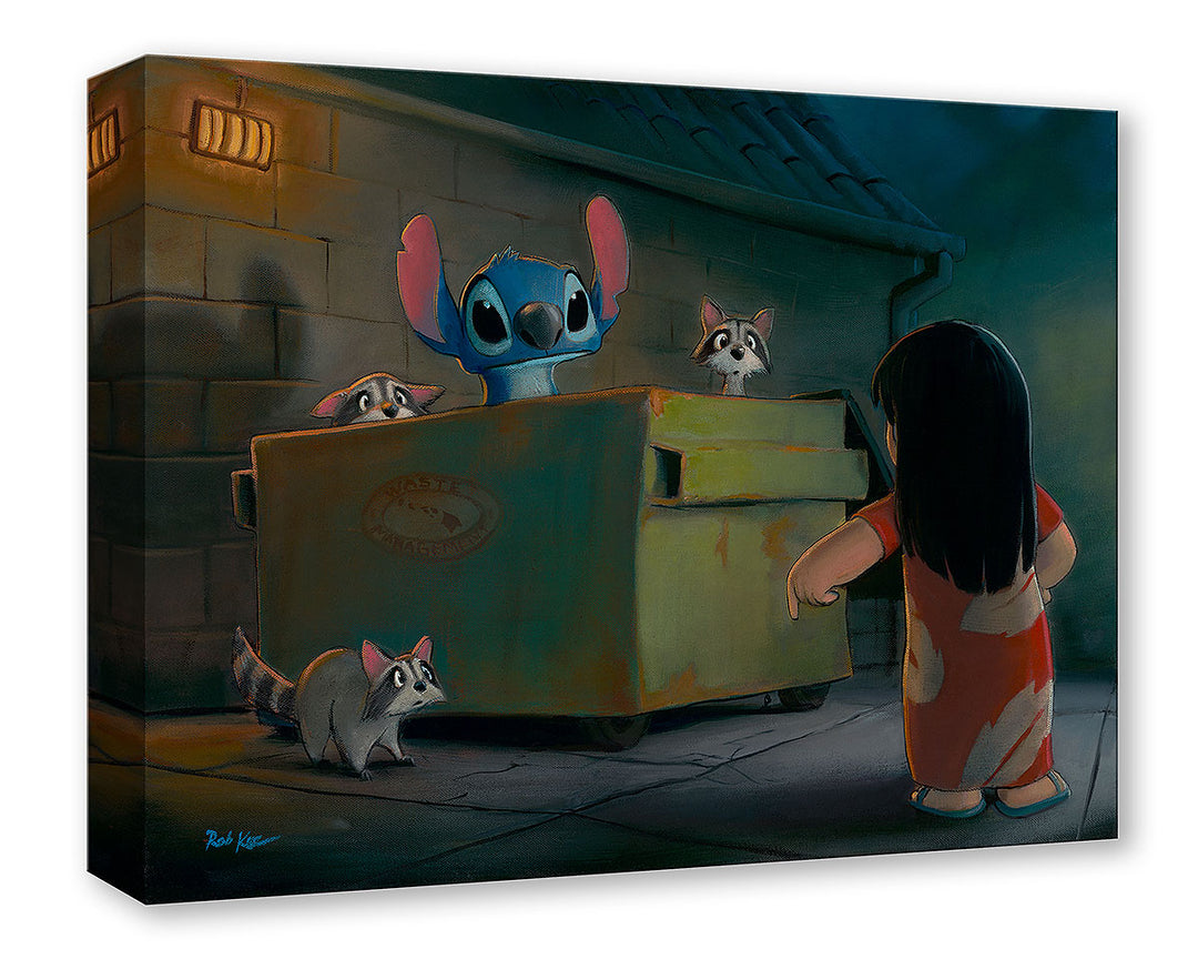 Diving by Rob Kaz Treasure On Canvas inspired by Lilo and Stitch – The ...