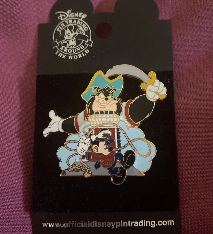 Disney Pirate Pete Cruise Line Rescue Captain Mickey Pin Trading 2002 ...
