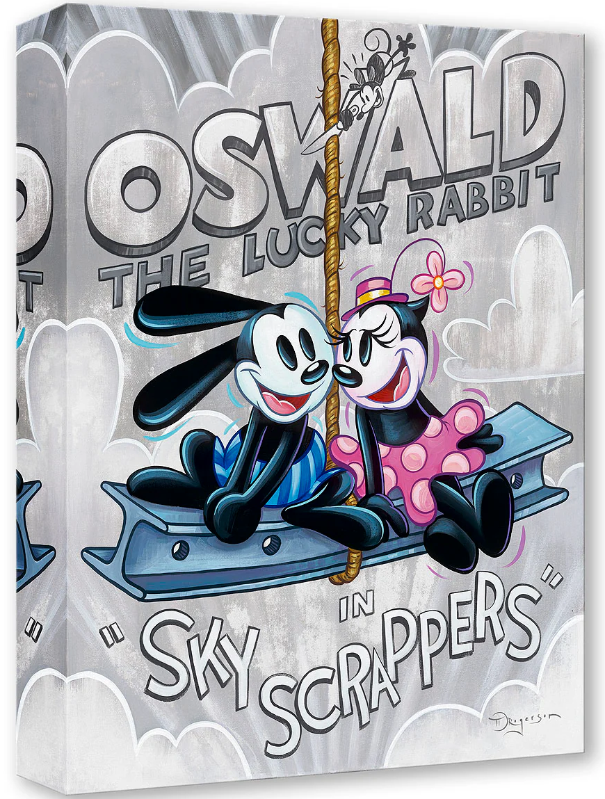Sky Scrappers by Tim Rogerson Treasure On Canvas Featuring Oswald and – The Wonderful World of ...