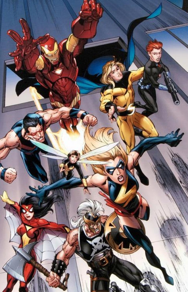 The Mighty Avengers #7 - By Mark Bagley - Limited Edition Giclée on Ca ...