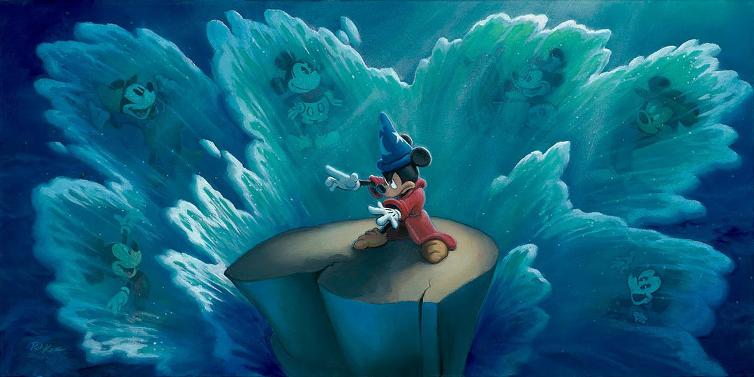 Tides of Time by Rob Kaz Limited Edition On Canvas featuring Mickey Mo ...