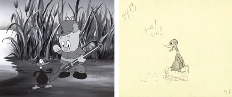 Woo! Woo! - Limited Edition Hand-Painted Cel with Fine Art Giclée Back ...
