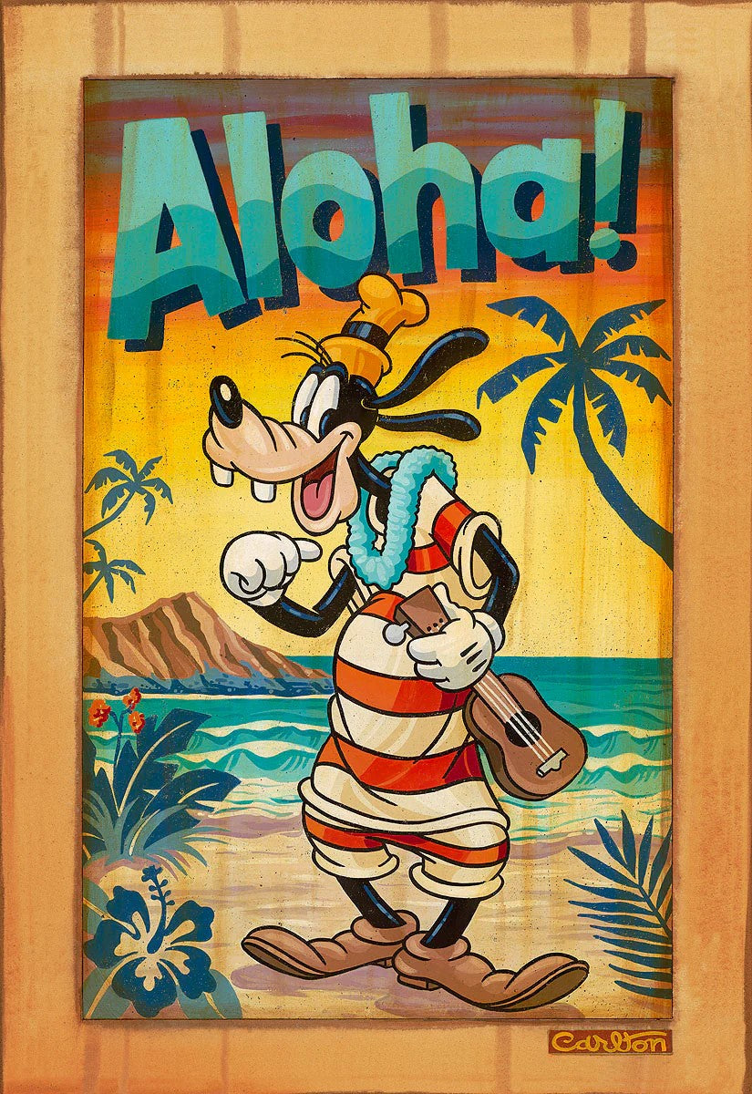 A Goofy Aloha by Trevor Carlton featuring Goofy – The Wonderful World ...