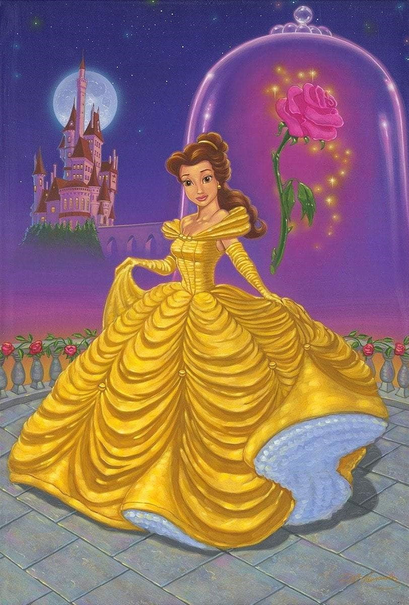 Beautiful Belle-Framed- by Manuel Hernandez inspired by Beauty and the ...