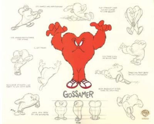 Gossamer Model Sheet - By Warner Bros. Studio - Limited Edition Hand-P ...