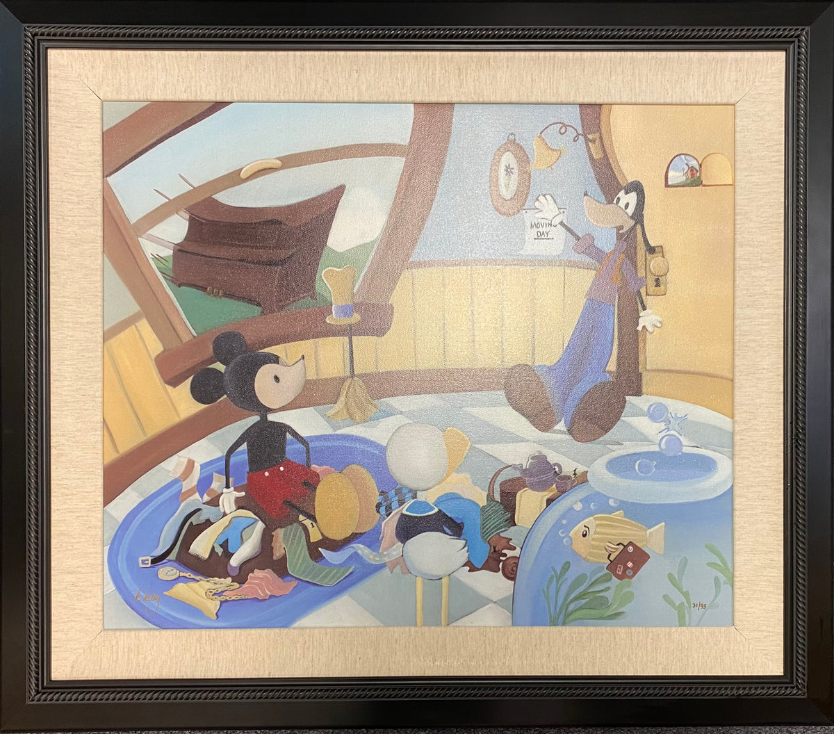 Moving Day by Katie Kelly featuring Mickey Mouse, Donald, and Goofy ...