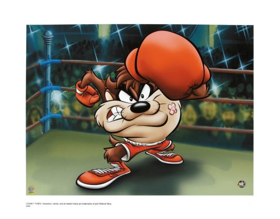 Knockout Taz - By Warner Bros. Studio - Collectible Giclée on Paper ...