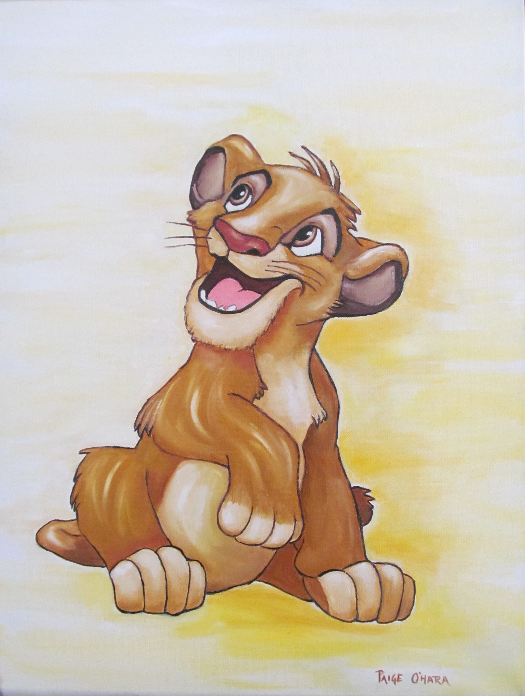 Simba by Paige O'Hara inspired by The Lion King – The Wonderful World ...