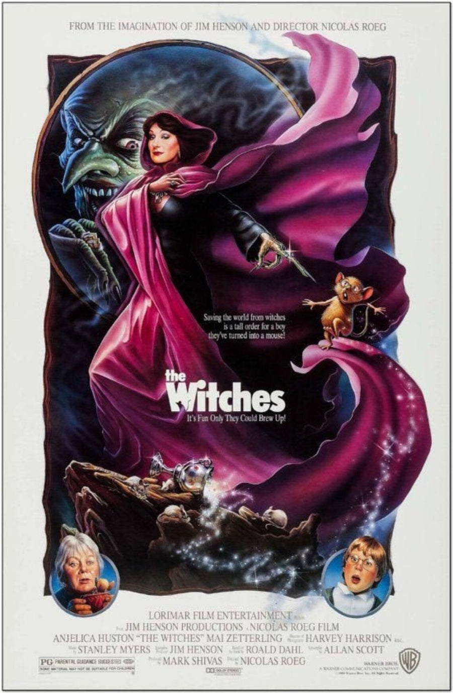 The Witches 1990 Original Movie Poster - Framed – The Wonderful World ...