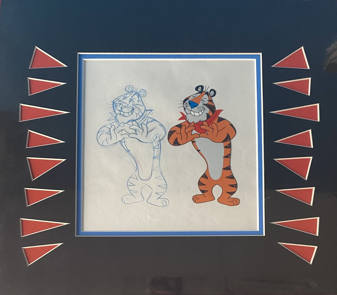 Tony The Tiger- Kellogg's Production Cel and Drawing Commerical – The ...