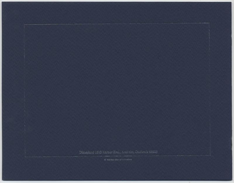 Disneyland 25 Family Open House Cast Member Book, 1980 – The Wonderful ...